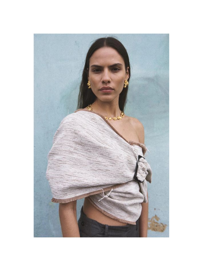 Splotch Recycled Gold Vermeil Earrings by Completedworks | Finematter