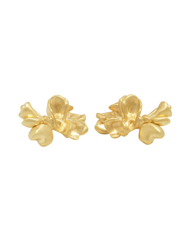 Oversized Splotch Recycled Gold Vermeil Earrings by Completedworks ...